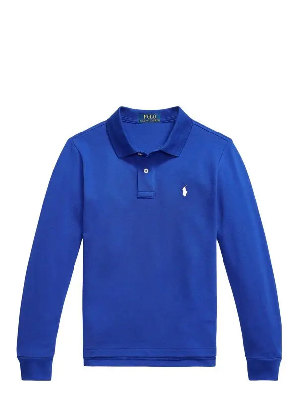 Polo Ralph Lauren Long Sleeve Polo Shirt - Blue