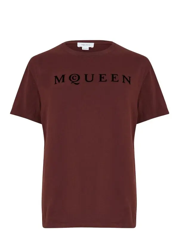 Alexander McQueen Regular Fit T-shirt - Red