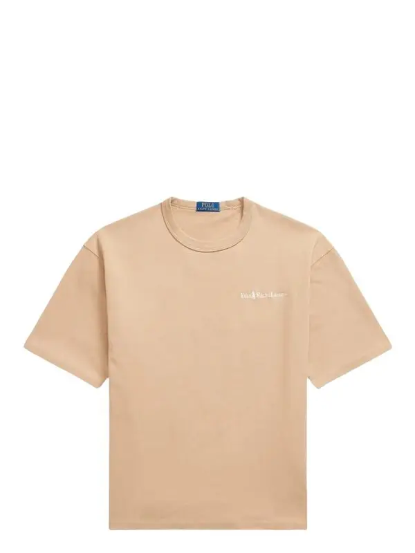 Polo Ralph Lauren Logo-embroidered Cotton T-shirt - Nude