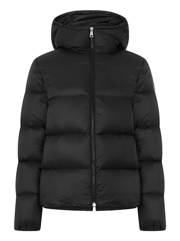 Moncler Quilted Down Hooded Jacket - Black