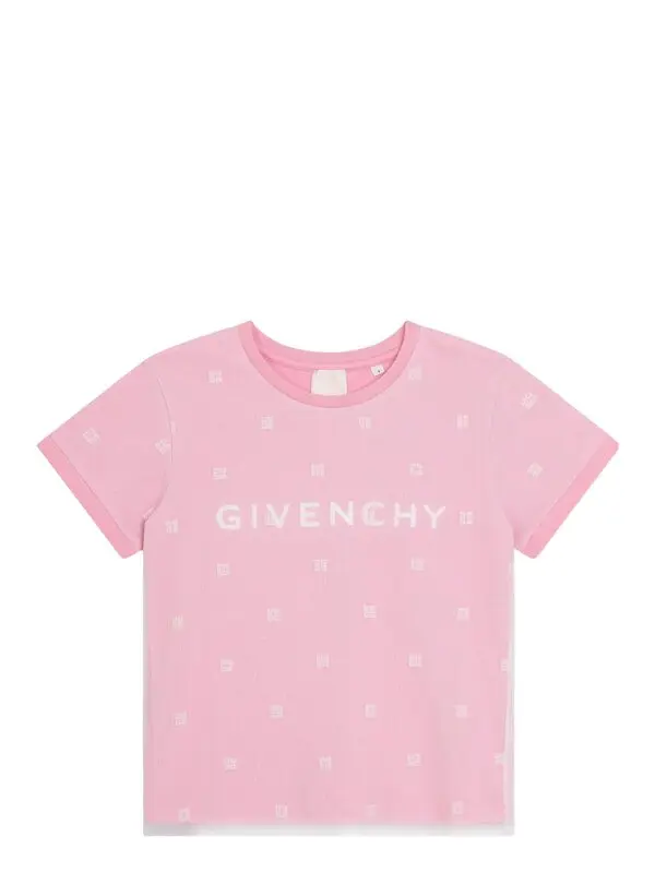 Givenchy Monogrammed Cotton T-shirt - Pink