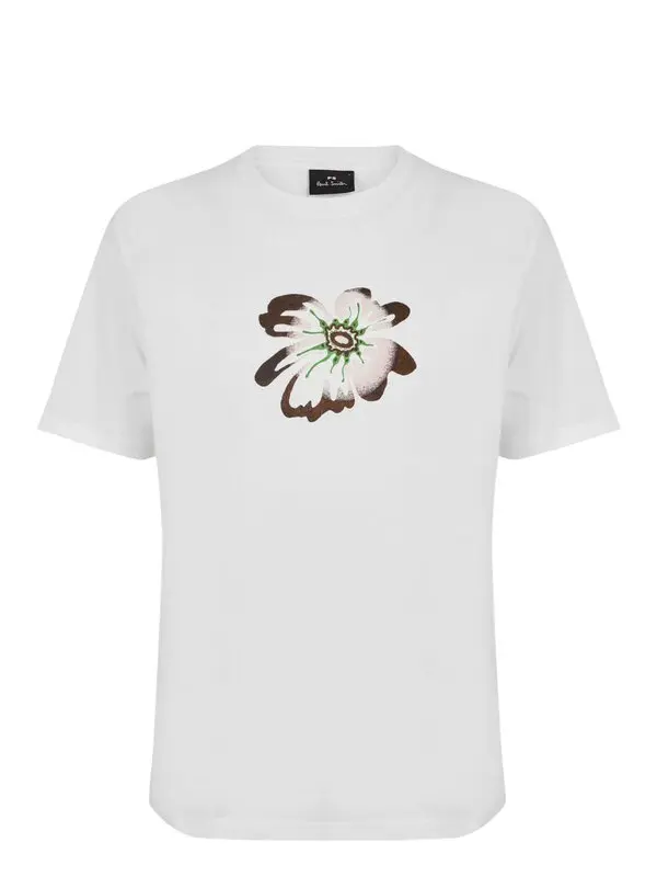 Paul Smith Floral Print T-shirt - White