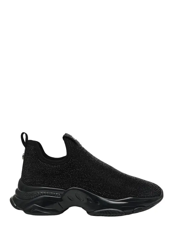 Steve Madden Mythical Embellished Sock Trainers - Black