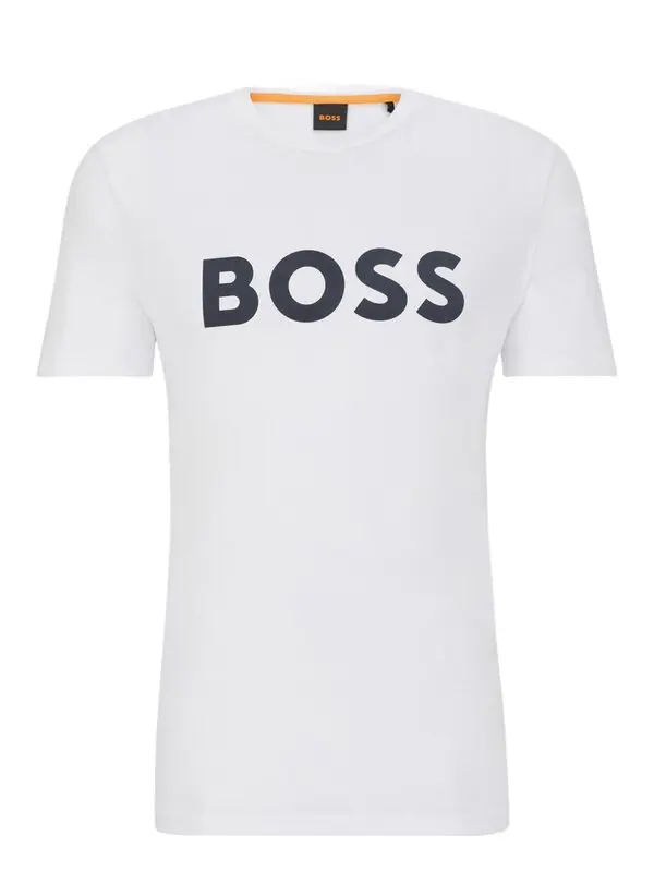 Hugo Boss Cotton Shortsleeve Tshirt - White