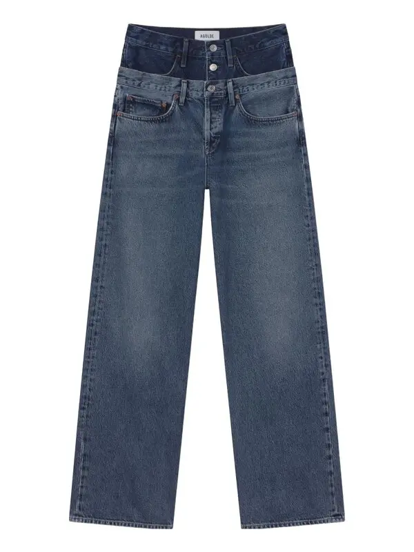 AGOLDE Elson Straight Leg Jeans - Blue