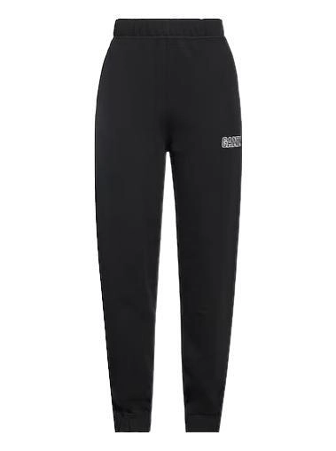 GANNI Embroidered Logo Track Pants - Black