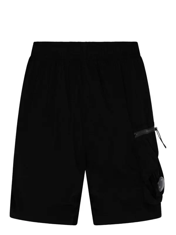 C.P. COMPANY Swim Shorts With Lens Detail - Black