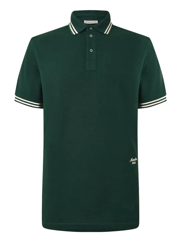 Moncler Shortsleeve Polo Shirt - Green