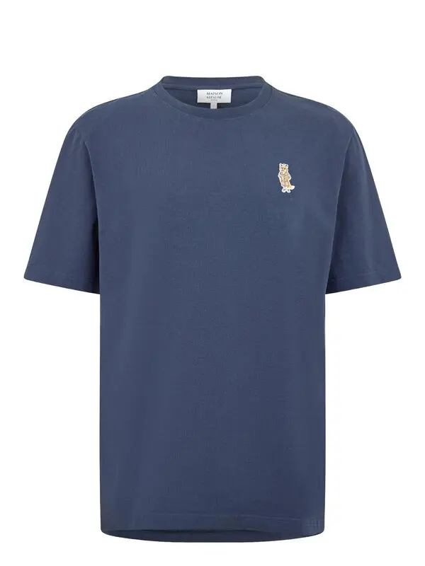 Maison Kitsuné Fox-patterned T-shirt - Blue