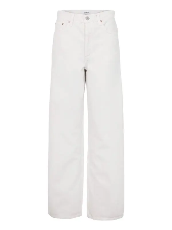 AGOLDE Arc 32 Straight Leg Jeans - White