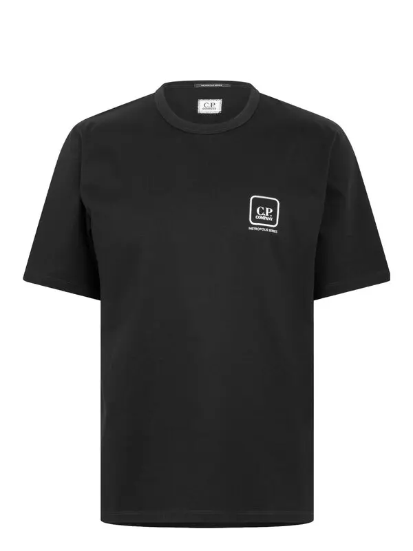 C.P. COMPANY Stencil Large T-shirt - Black