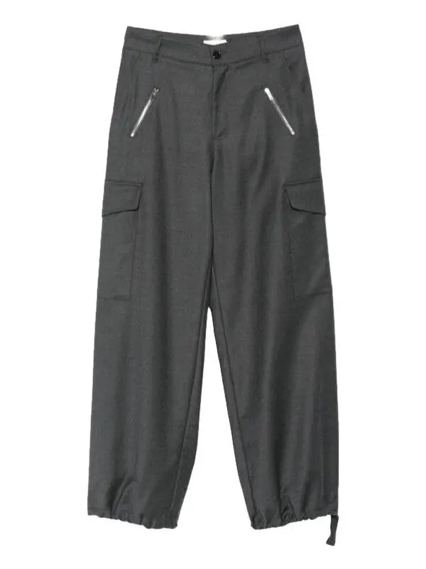 Barena Venezia Drawstring Cuff Cargo Trousers - Grey
