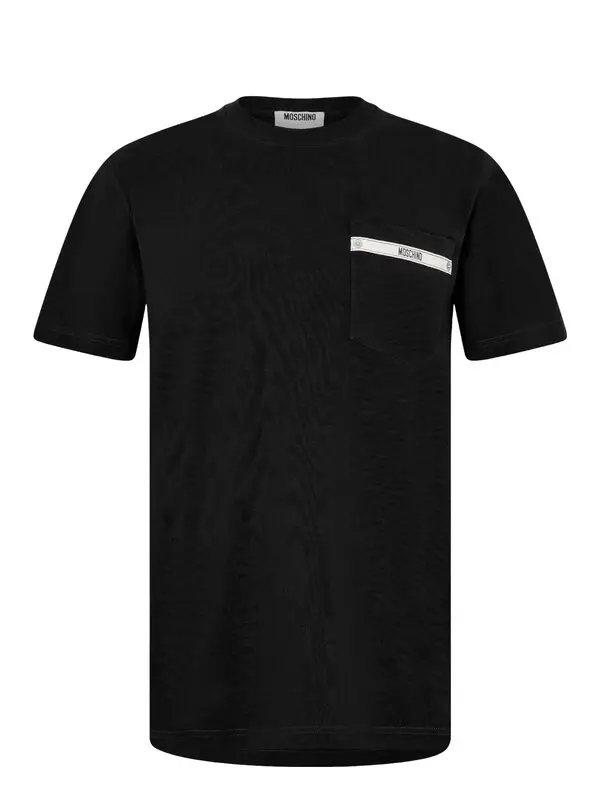 Moschino Comfort Straightfit Shortsleeve Top - Black