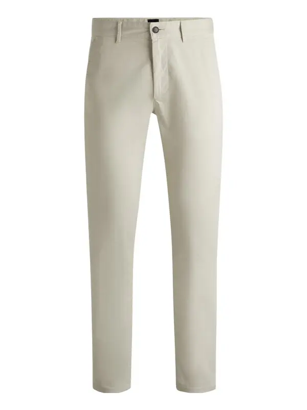 Hugo Boss Slim Fit Casual Trousers - Beige