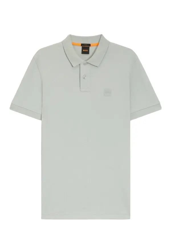 Hugo Boss Shortsleeve Polo Shirt - Silver