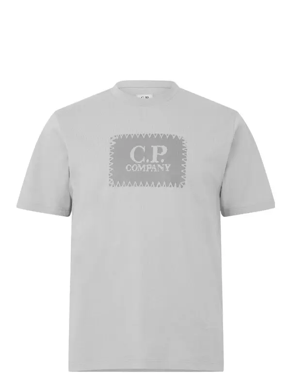 C.P. COMPANY Block Logo Regular Fit T-shirt - No