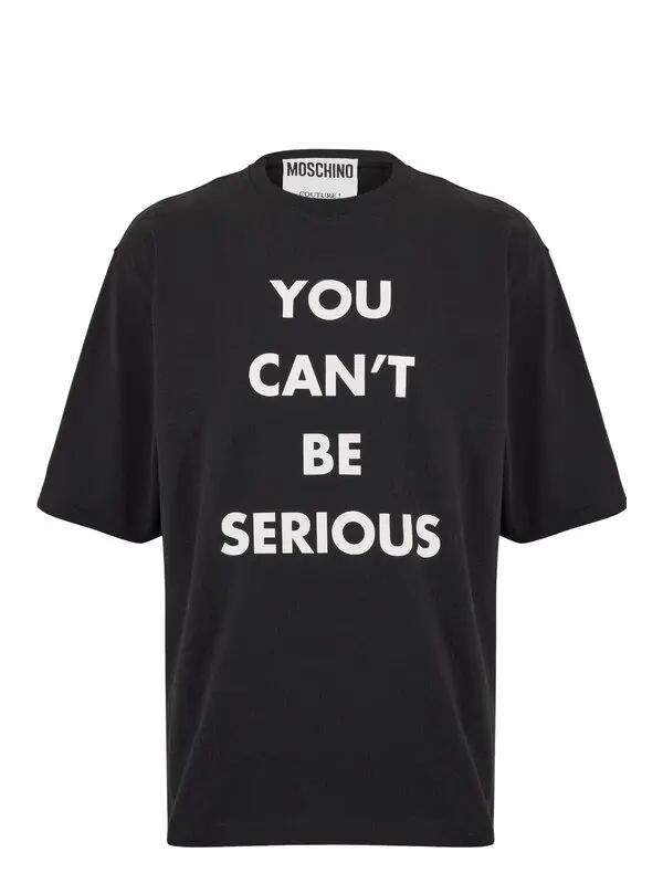 Moschino Shortsleeve Tshirt - Black