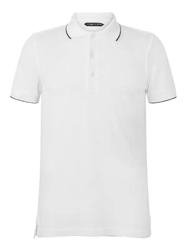 TOM FORD Solid Color Polo Shirt - No