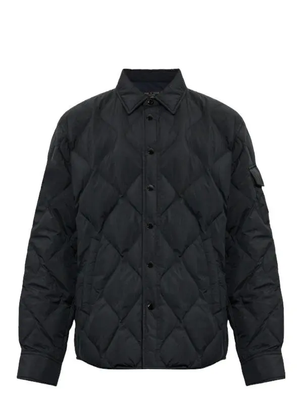 Rag & Bone Quilted Down Jacket - Black