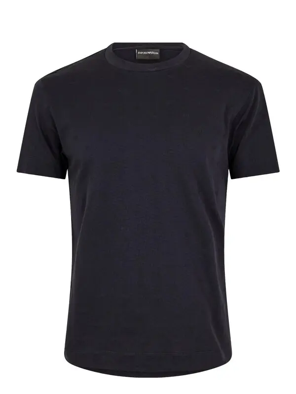 Emporio Armani Simple Tshirt - Black