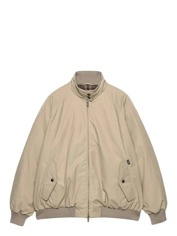 Prada Technical Poplin Down Jacket With Goose Down Padding - Light Brown
