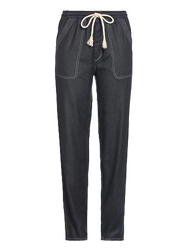 Isabel Marant Étoile Woven Drawstring Casual Pants - Black