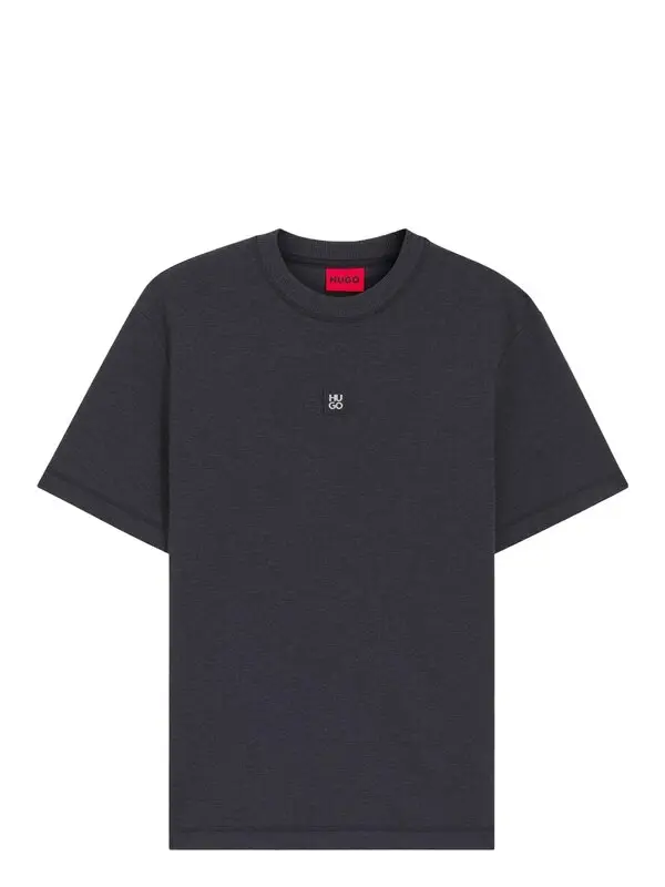 Hugo Boss Simple Crew Neck Shortsleeve Top - Black