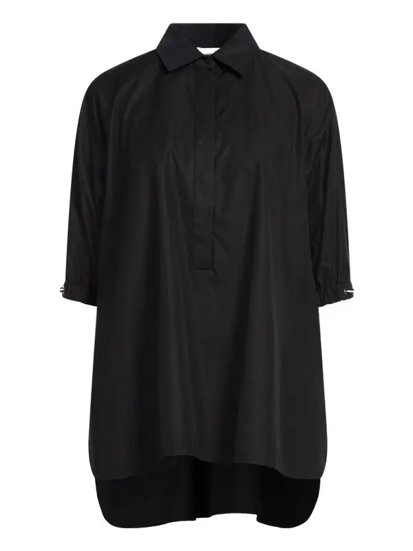Max Mara Three Quarter Sleeve Shirt - Black