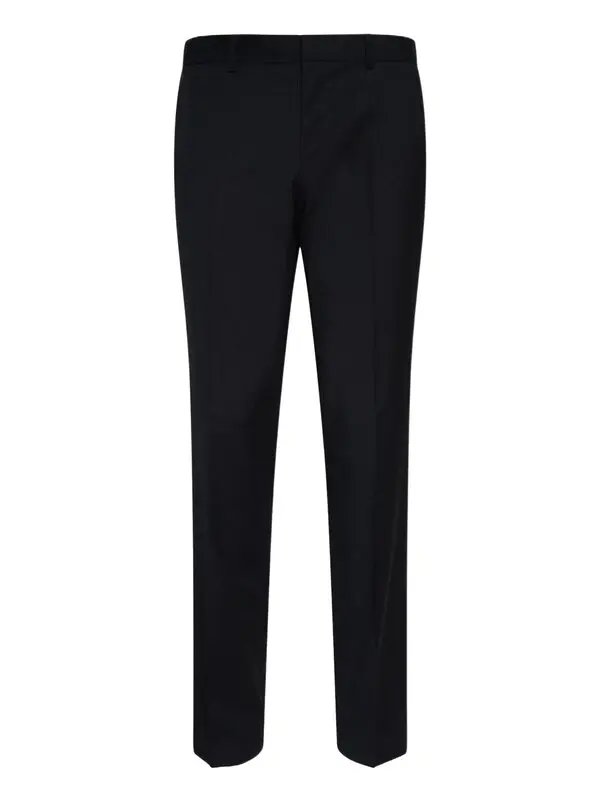 Hugo Boss Slim-fit Wool Dress Trousers - Blue