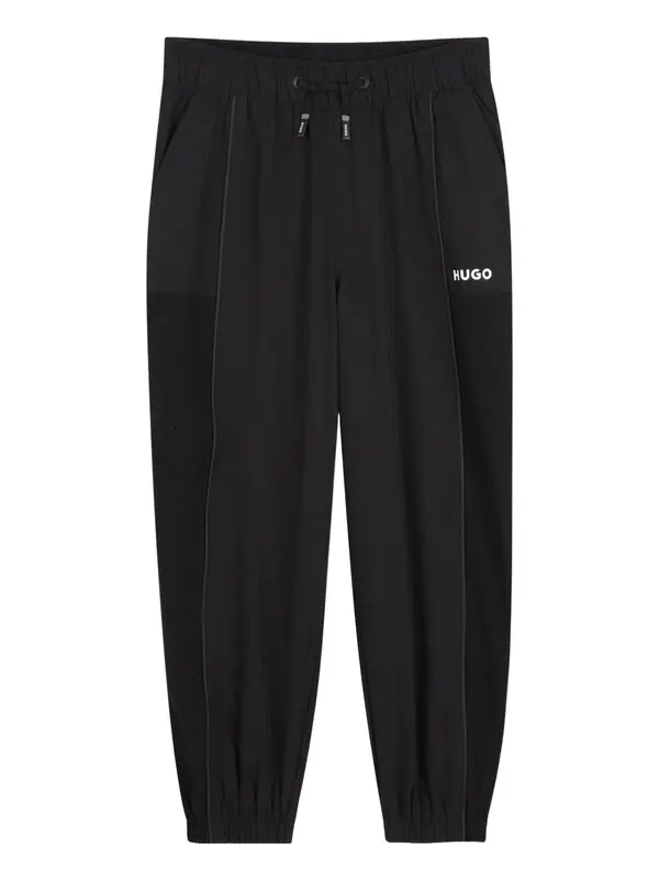 Hugo Boss Tracksuit Bottoms With Logo Print - Black