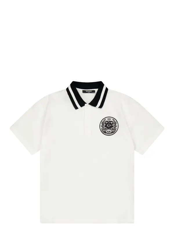 Balmain Logo Polo Shirt - No