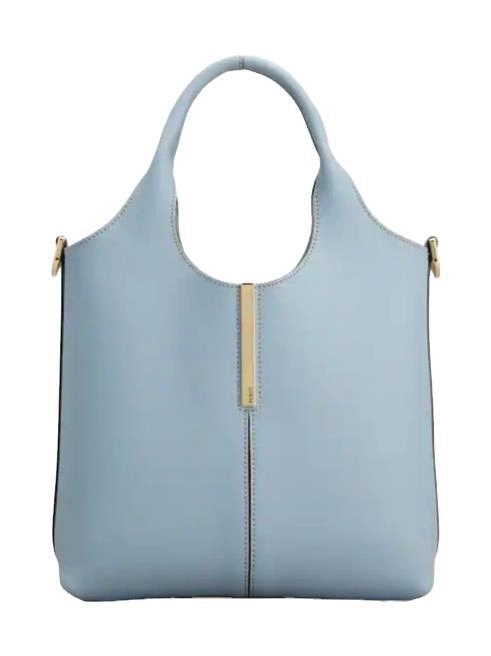 TOD'S Mini Leather Shoulder Bag - Light Blue