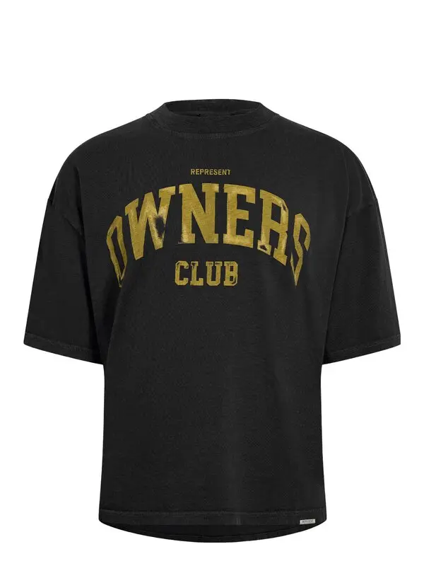 REPRESENT Oversized T-shirt - Black