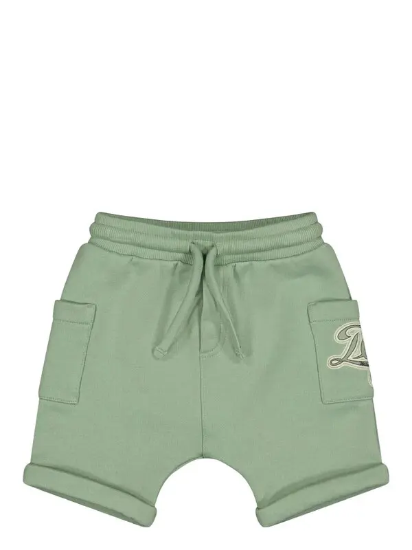 Dolce & Gabbana Logo Detail Cargo Shorts - Green