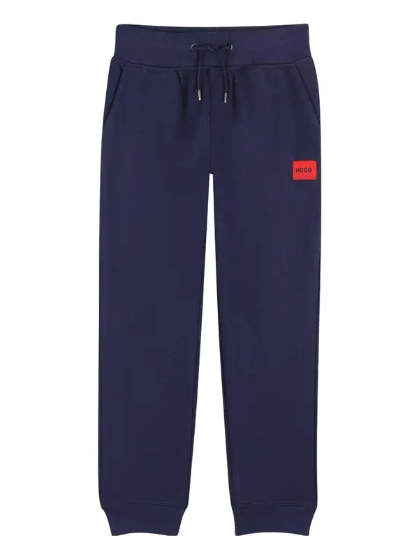 Hugo Boss Closed Fleece Joggers - Blue