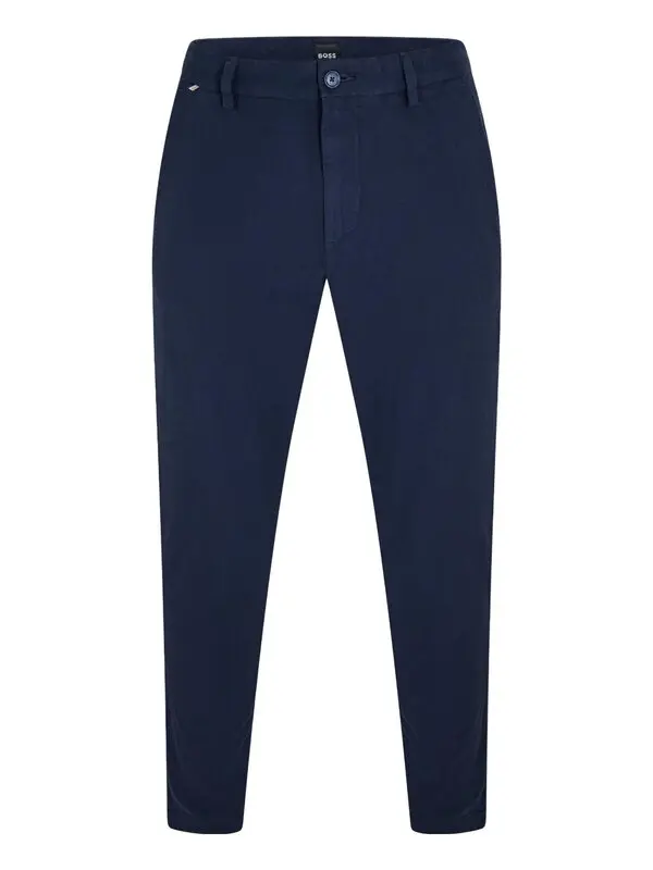 Hugo Boss Slim Fit Tapered Leg Trousers - Blue
