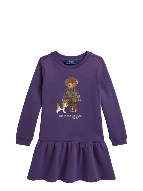 Polo Ralph Lauren Printed Fleece Mini Dress - No