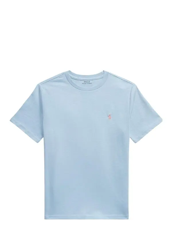 Polo Ralph Lauren Regular Fit Short Sleeve T-shirt With Embroidered Pony Logo - Blue