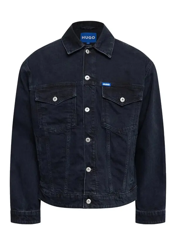 Hugo Boss Long Sleeve Denim Jacket - Blue