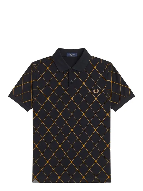 Fred Perry Short Sleeve Polo Shirt - Black
