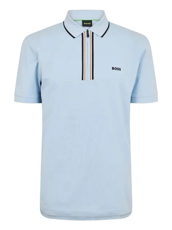 Hugo Boss Solid Polo Shirt - Blue