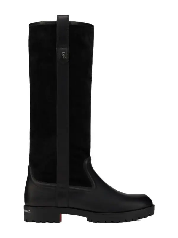 CHRISTIAN LOUBOUTIN Slouch Boots - Black