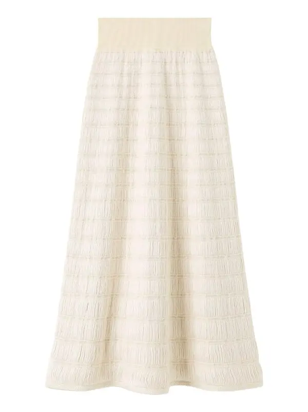 Loro Piana A-line Skirt - Nougat