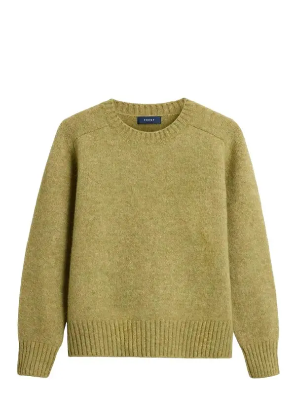 Soeur Long-sleeve Sweater With Ribbed Trim - Sauge
