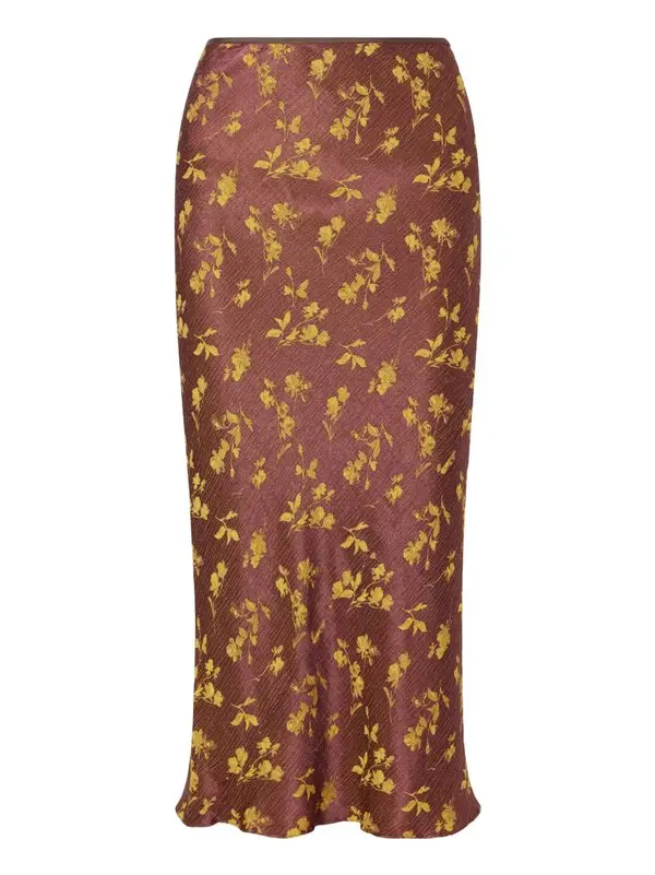 Dries Van Noten Floral-jacquard Cloqué Midi Skirt - No