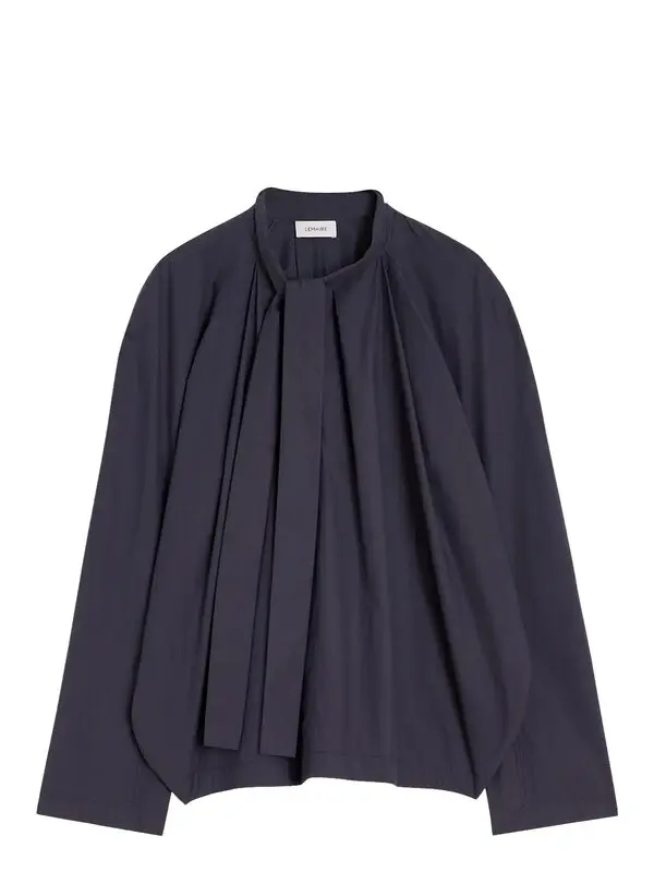 LEMAIRE Bow Tie Shirt - Black