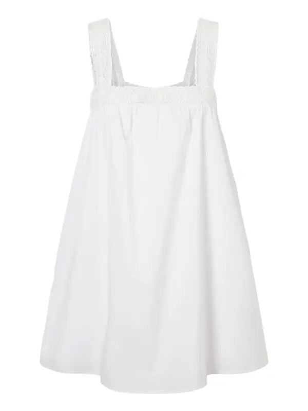 Staud Mariella Mini Dress - White