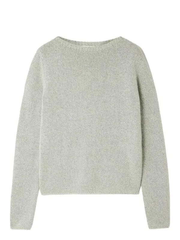 Auralee Cashmere And Silk-blend Sweater - White