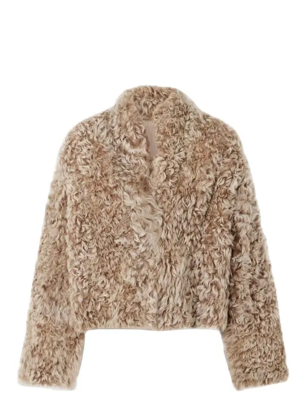 ARMA Mooney Shearling Jacket - Nude