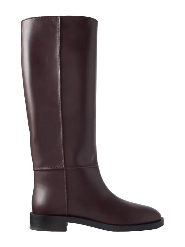 GIANVITO ROSSI Handmade Tall Leather Boots - Black